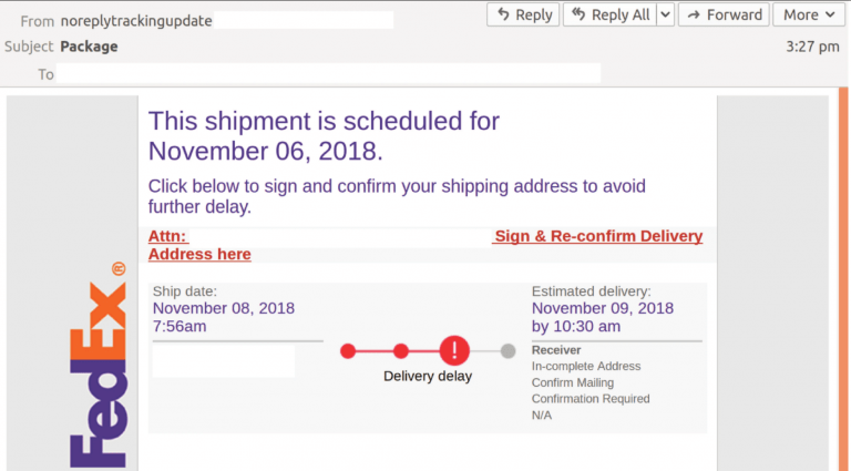 Protect Yourself from FedEx & DHL phishing email - Singapore Managed ...